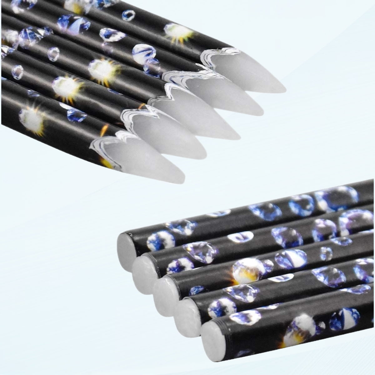 5Pcs Rhinestone Picker for Nail Gems, Soft Wax Pencil for Nail Art ...