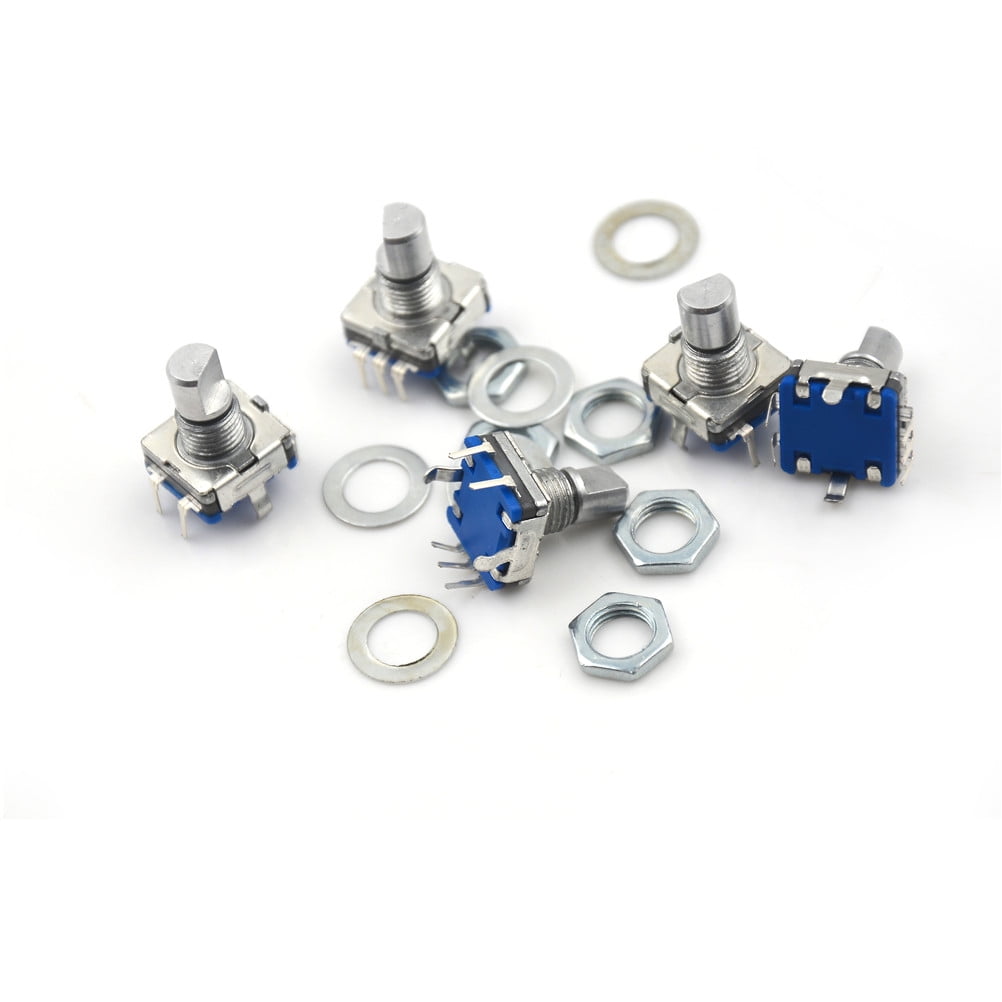 5Pcs Rotary Encoder Push Button Switch Keyswitch Electronic Components ...