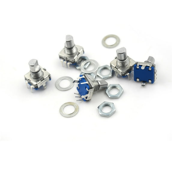5Pcs Rotary Encoder Push Button Switch Keyswitch Electronic Components ...