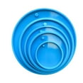 5Pcs Round Keychain Silicone Mold Circle Charm Epoxy Resin Molds ...