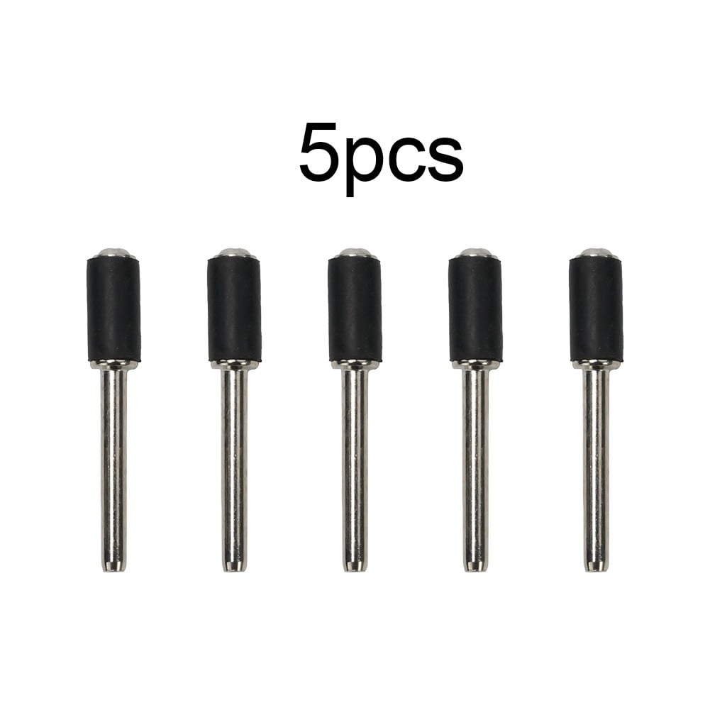 5Pcs Rubber Mandrel 1/8 Inch Grinder Drum Sanding Sandpaper Circle Kit ...