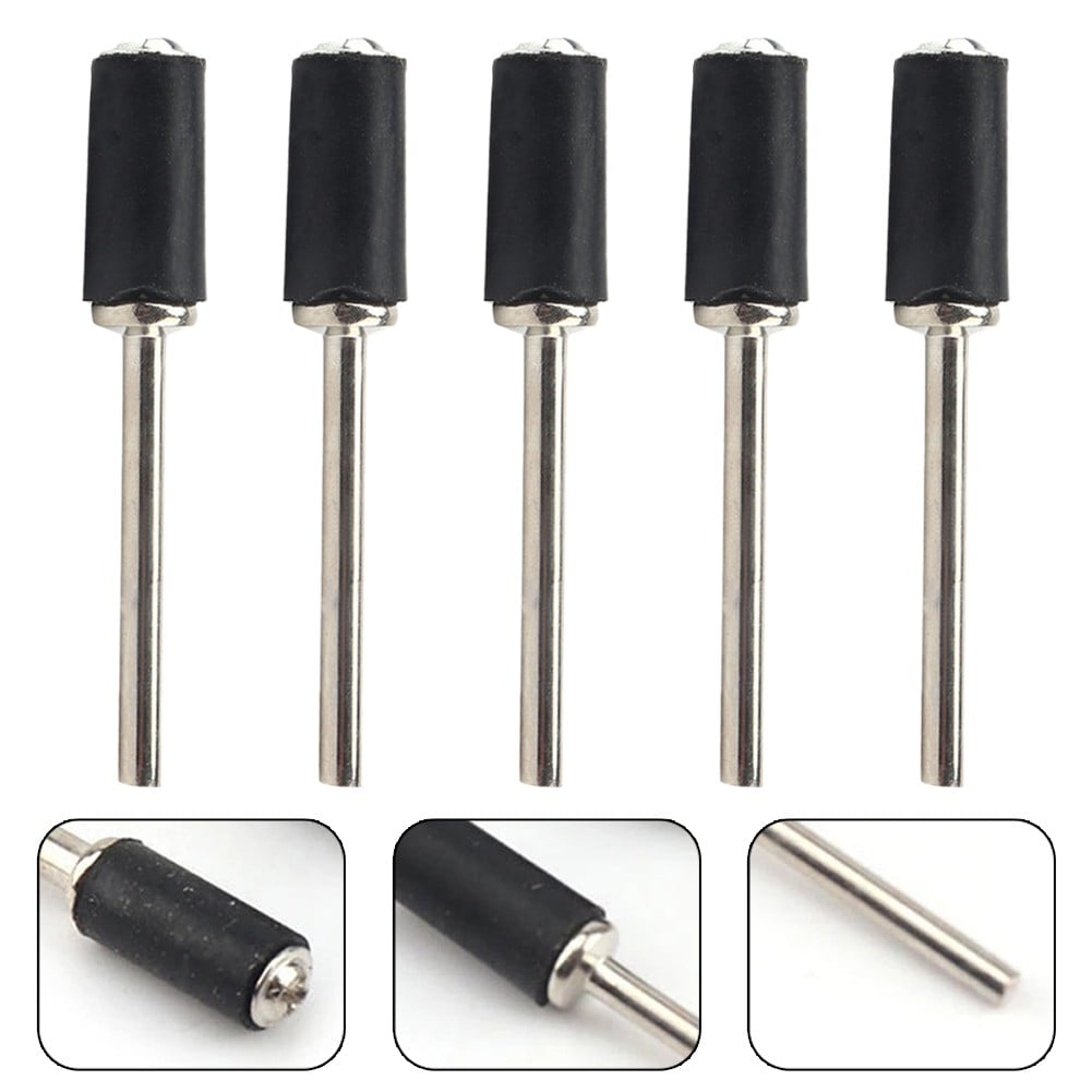5Pcs Rubber Mandrel 1/8 Inch Grinder Drum Sanding Sandpaper Circle Kit ...