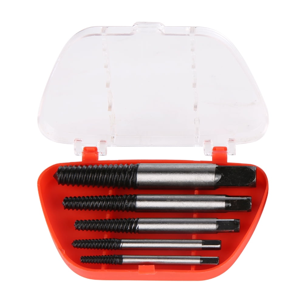 5Pcs Screw Extractor Set for Water Pipe Repair - Broken Wire & Damaged ...