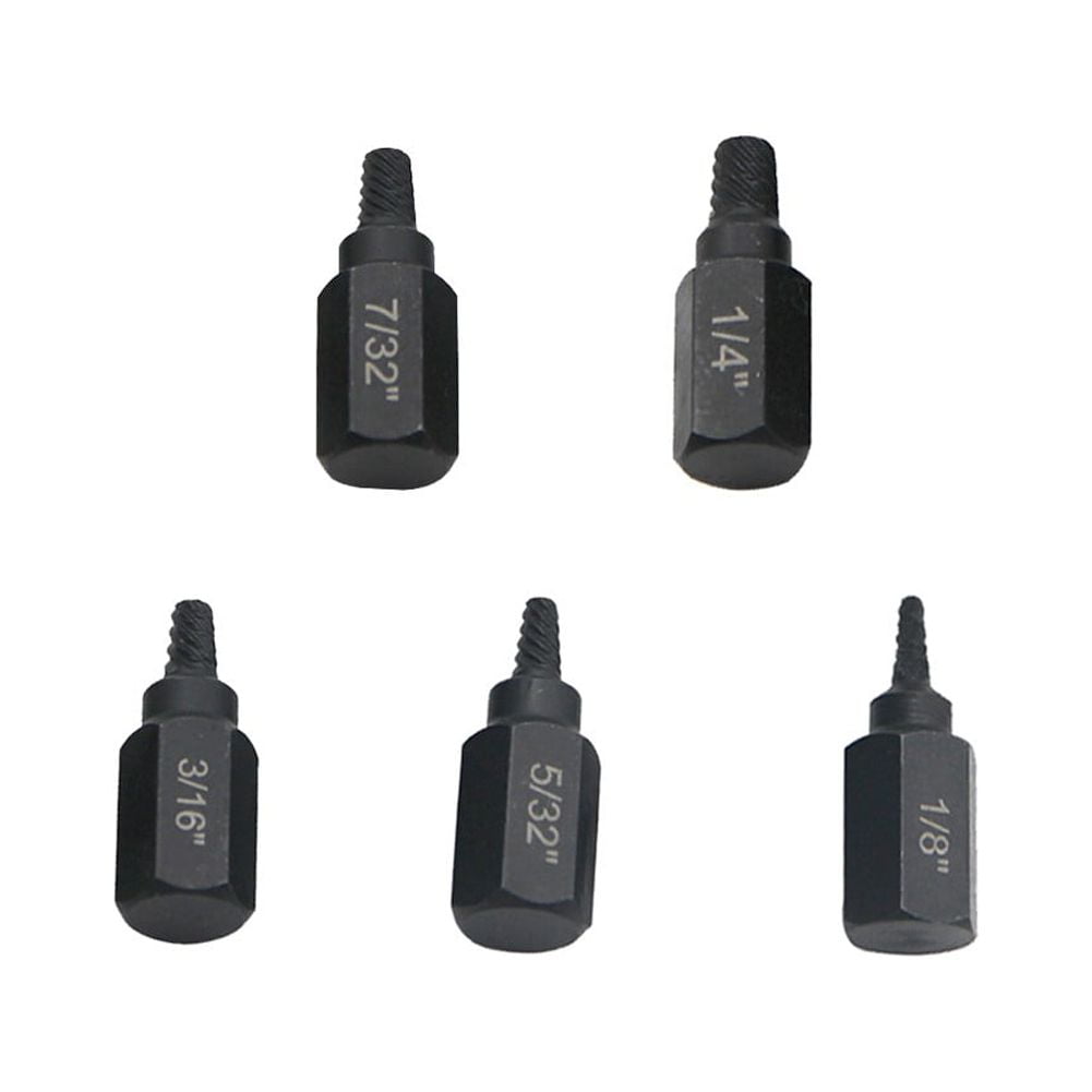 5Pcs Screw Nut Extractor Multi-Spline Hexagon Socket Bolt Removal Tool ...
