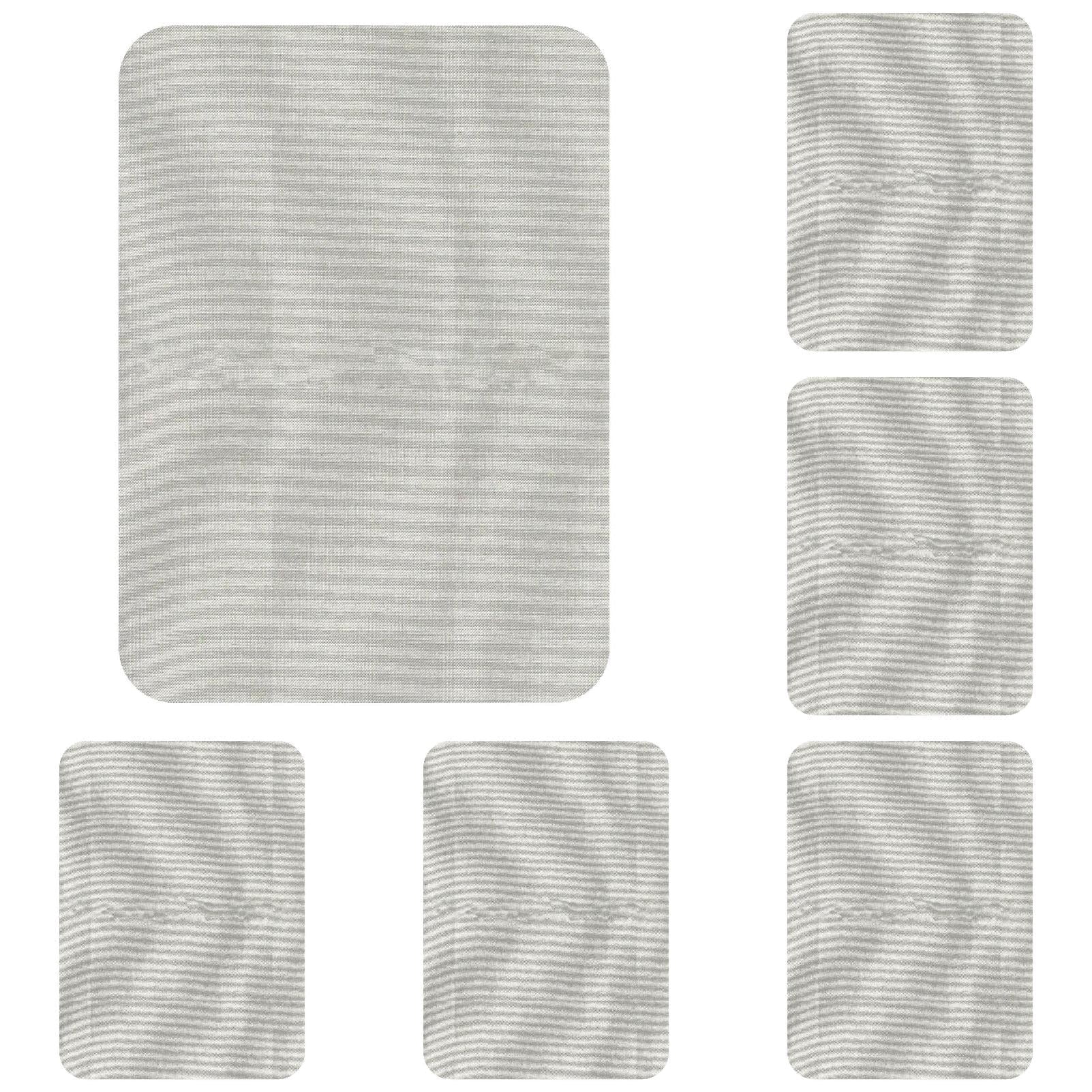 5Pcs Self-Adhesive Linen Fabric Patches, Quick Repair for Sofas, Tents ...