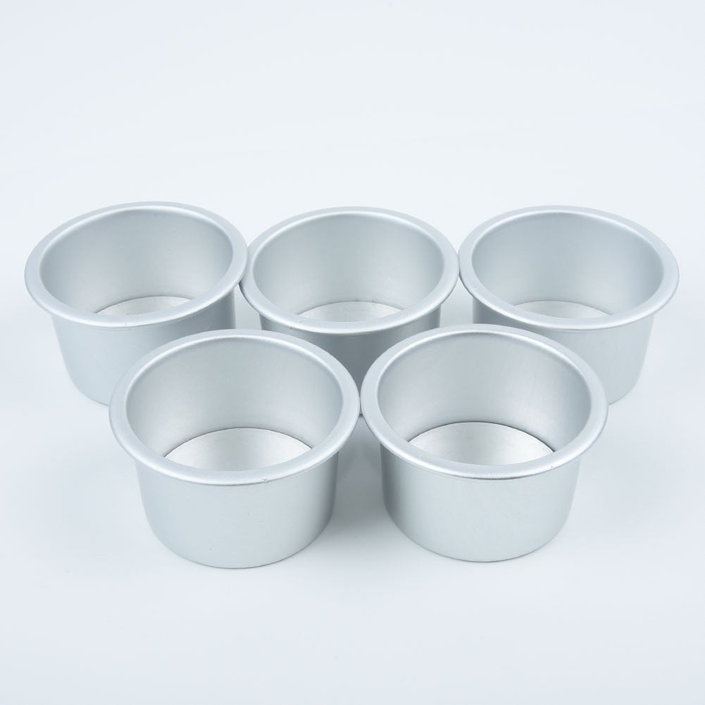5Pcs Set 2.5" MINI Cake Mold Bake Pudding Nonstick Baking Mold Tool DIY ...