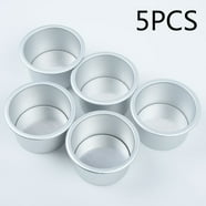 SHAPERME 6 Grids Silicone Pudding Cup Cake Soap Mold French Dessert ...