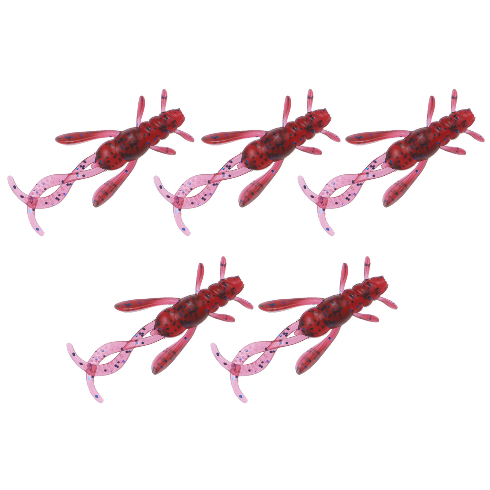 5Pcs/Set 5cm Soft Fake Fish Baits Artificial Lure Bionic Fishing ...