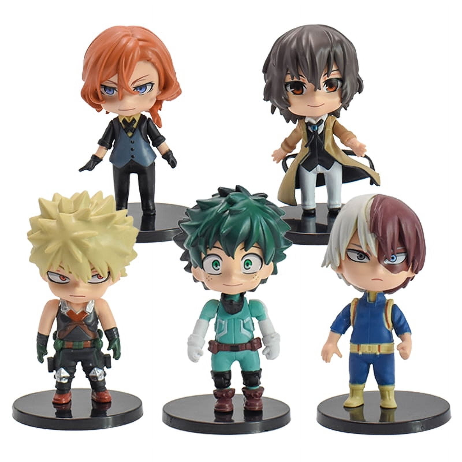 5Pcs/Set Anime My Hero Academia Action Figures Midoriya Izuku Bakugou ...