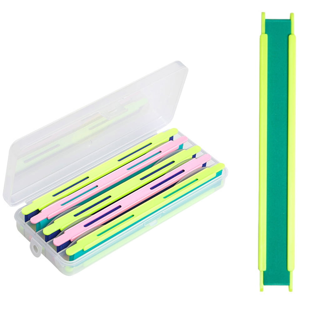 5Pcs/Set Foam Board Fishing Line Plate Winding Board Fish Lure Wire ...