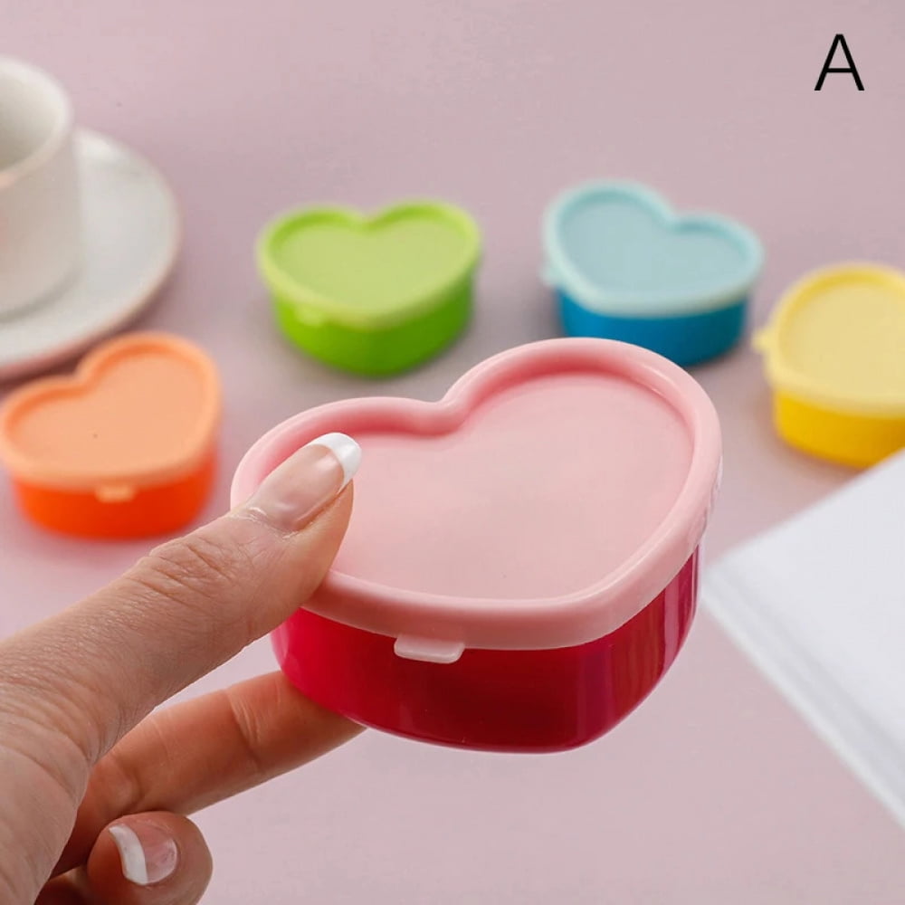 5Pcs/Set Mini Lunch Box Plastic Condiment Bottle Ketchup Squeeze Bottle ...