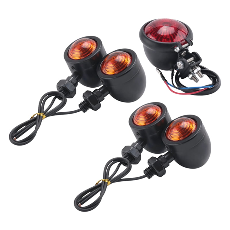 5Pcs/Set Motorcycle Turn Signals Rear Tail Lights Brake Stop Lamp for ...