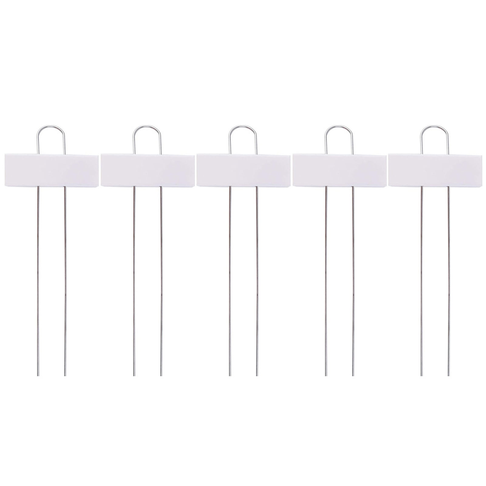 5Pcs/Set Plant Marker Long T-shaped Sharp Tip Weather-resistant Iron ...
