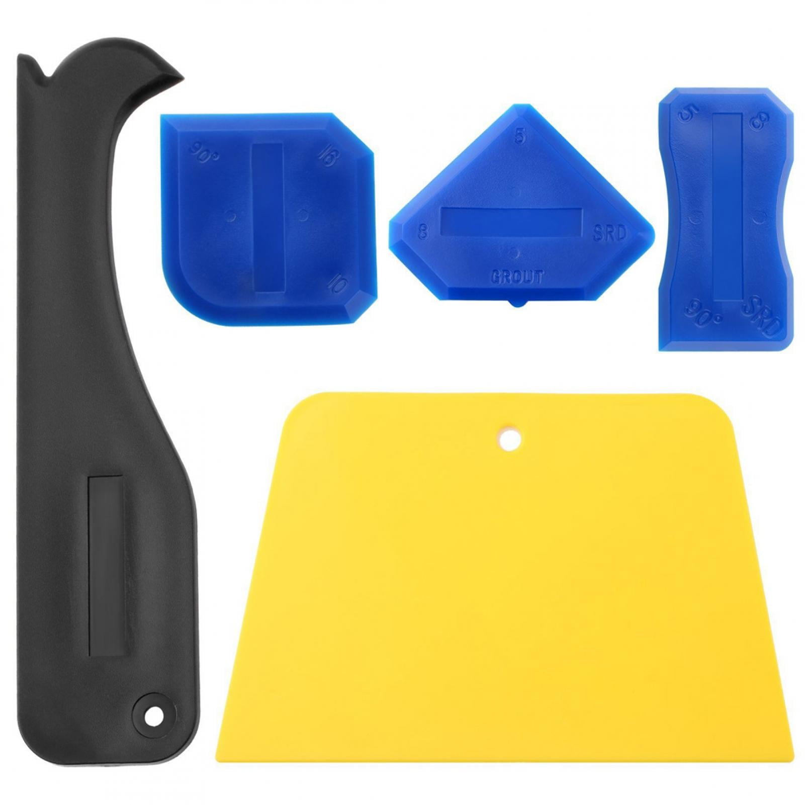 5Pcs/Set Plastic Sealant Spreader Scraper Kit Glass Glue Sewing ...