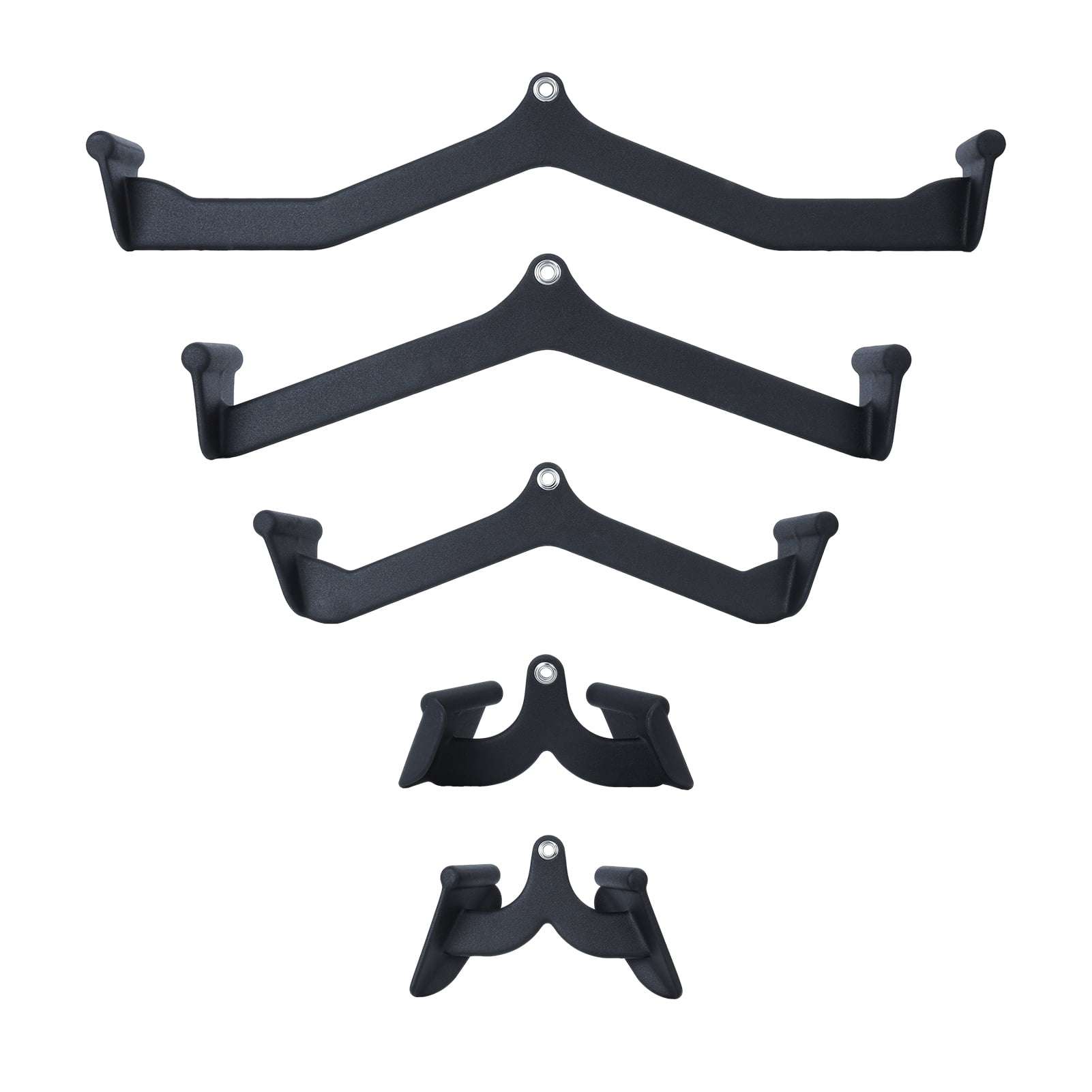 5Pcs/Set Pulldown Attachments, Back Strength Training Handle Grip, Lat ...