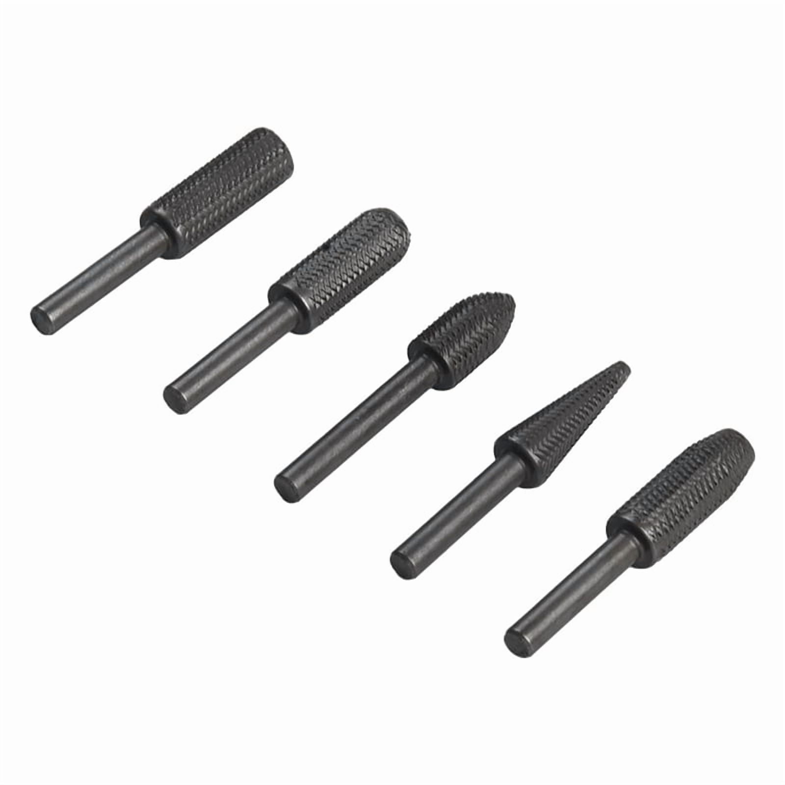 5Pcs Set Rotary Rasp File Steel File Router Grinding Burr 6mm Shank ...