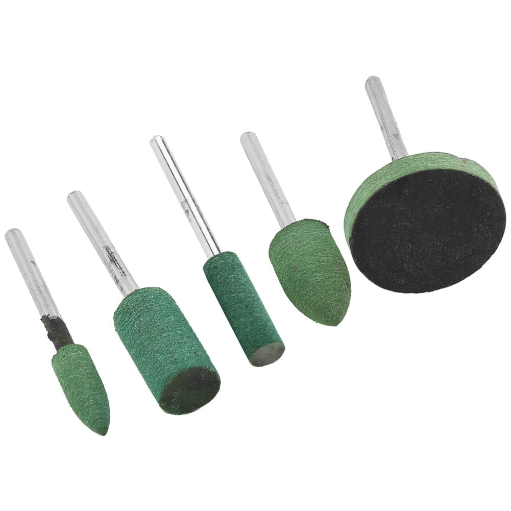 5Pcs/Set Rubber Grinding Head Rotary Polishing Tools Rotary Grinding ...