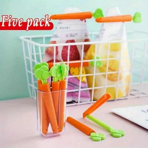 5Pcs/Set Sealing Clip For Food Preservation-Milk Powder Plastic Bags ...