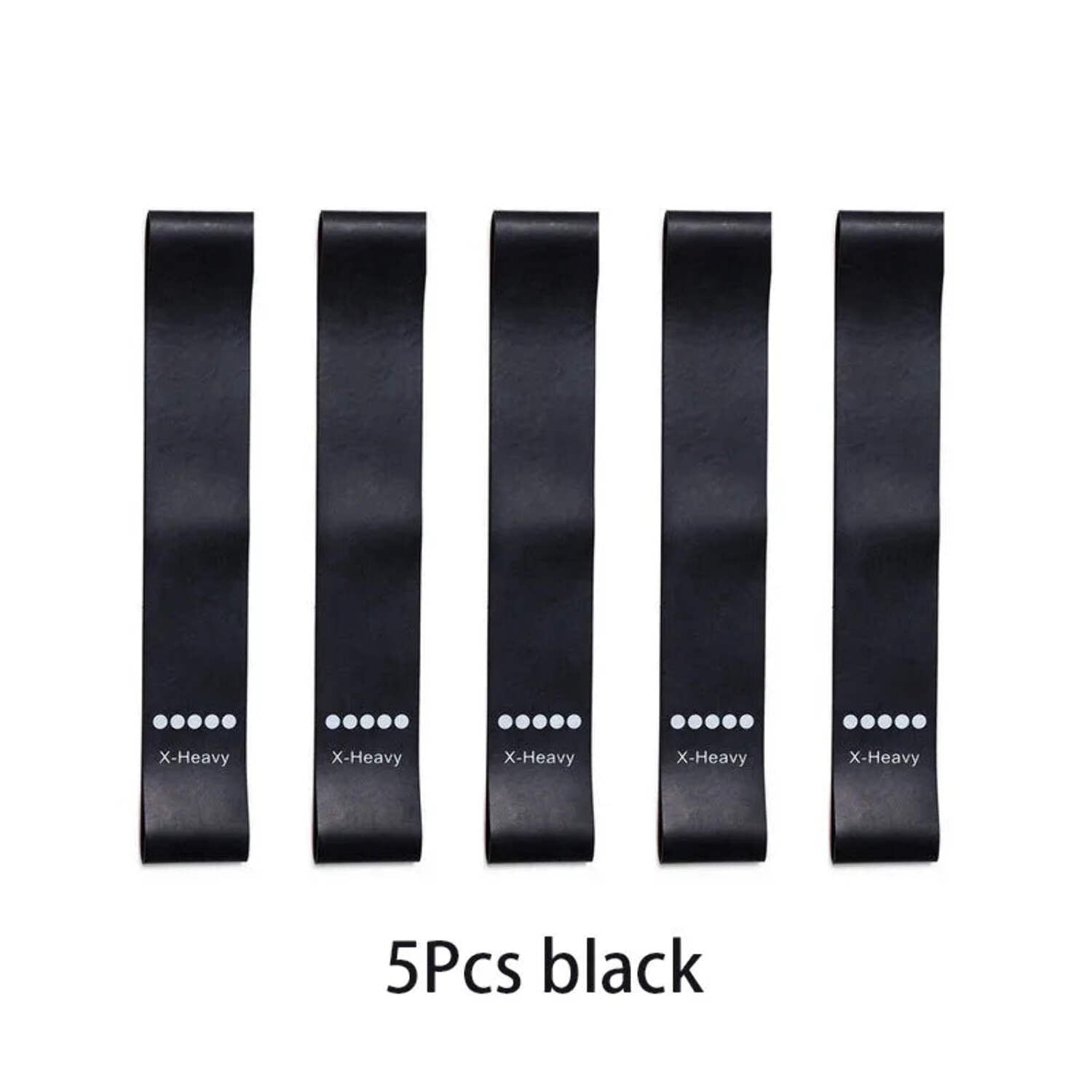 5Pcs/Set Yoga Resistance Rubber Bands Bodybuilding Elastic Bands ...
