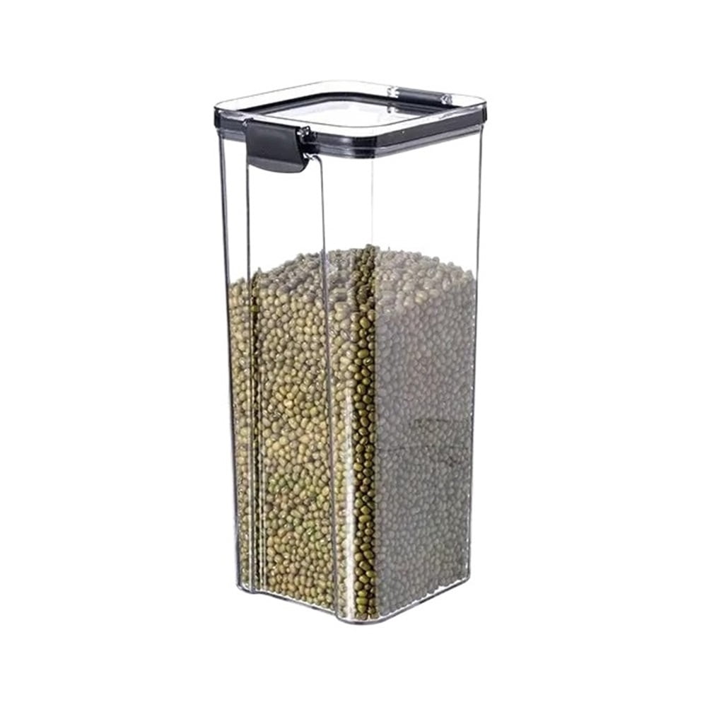 5Pcs Sets Sealed Jar Food Storage Box Transparent Plastic Kitchen ...