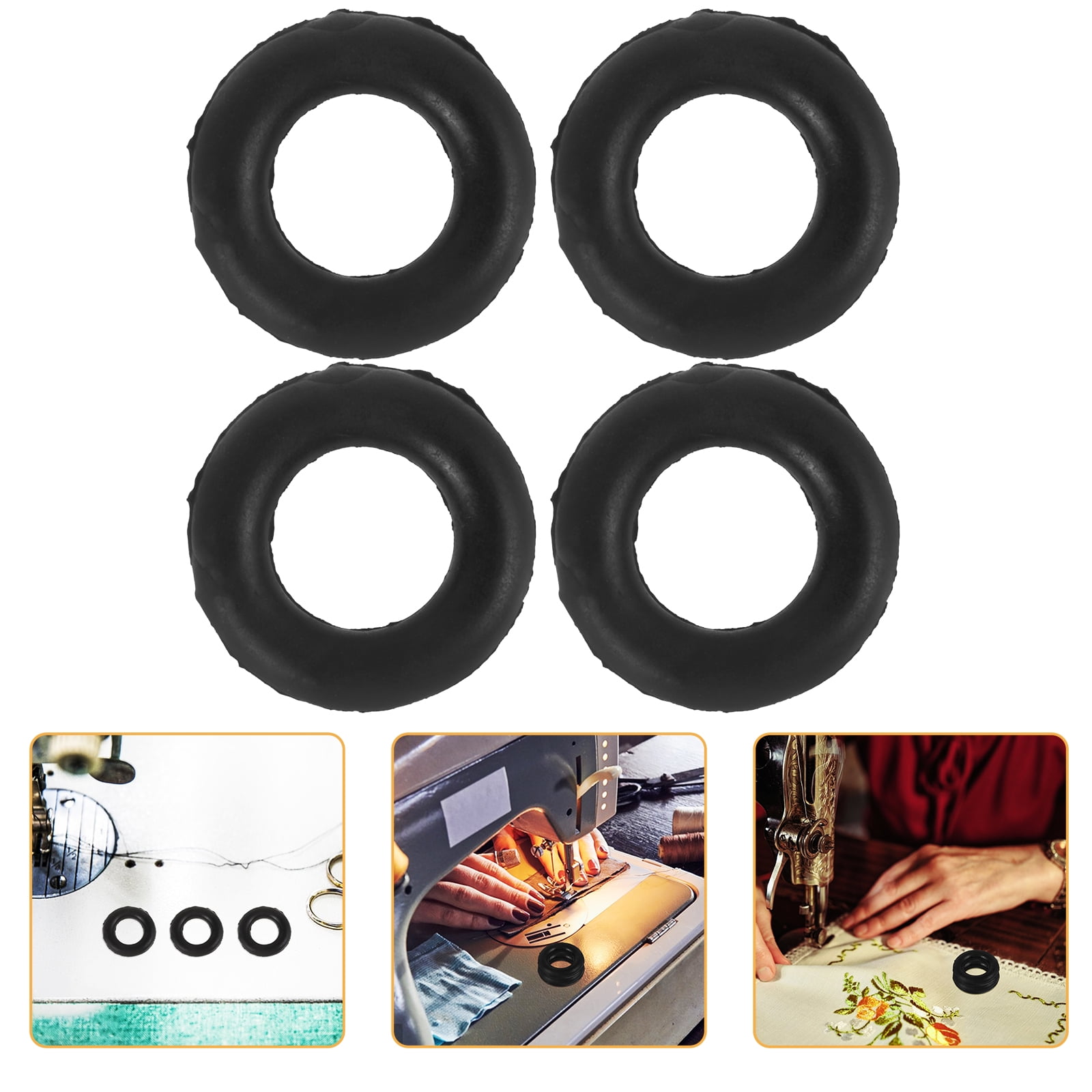 5Pcs Sewing Machine Bobbin Winder Rubber Tire Ring Household Sewing ...