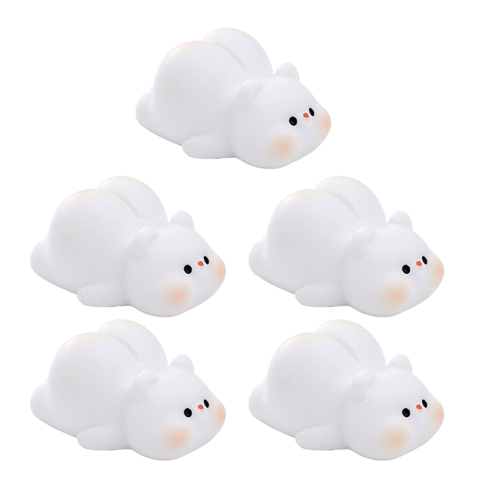 5Pcs Shape Name Card Stand Resin Table Number Stands Desktop Picture ...