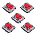 5Pcs Silents Low Profile Switches with Reduced Wobble Double Rose Gold ...