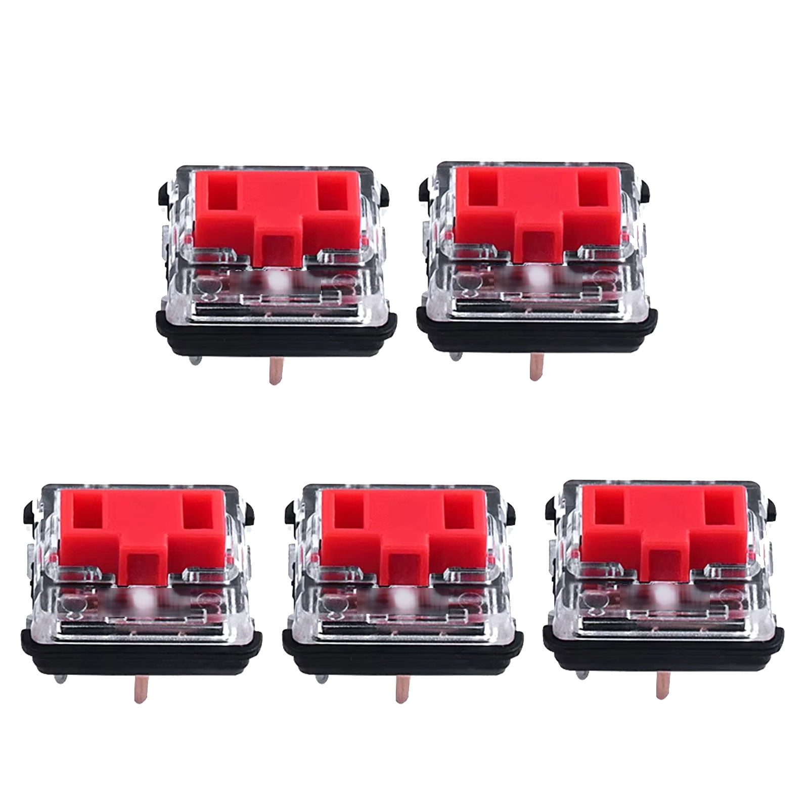 5Pcs Silents Low Profile Switches with Wobble Double Rose Gold Contacts ...