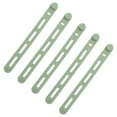5Pcs Silicone Cable Ties Reusable Holder Strap Cord Ties Adjustable ...