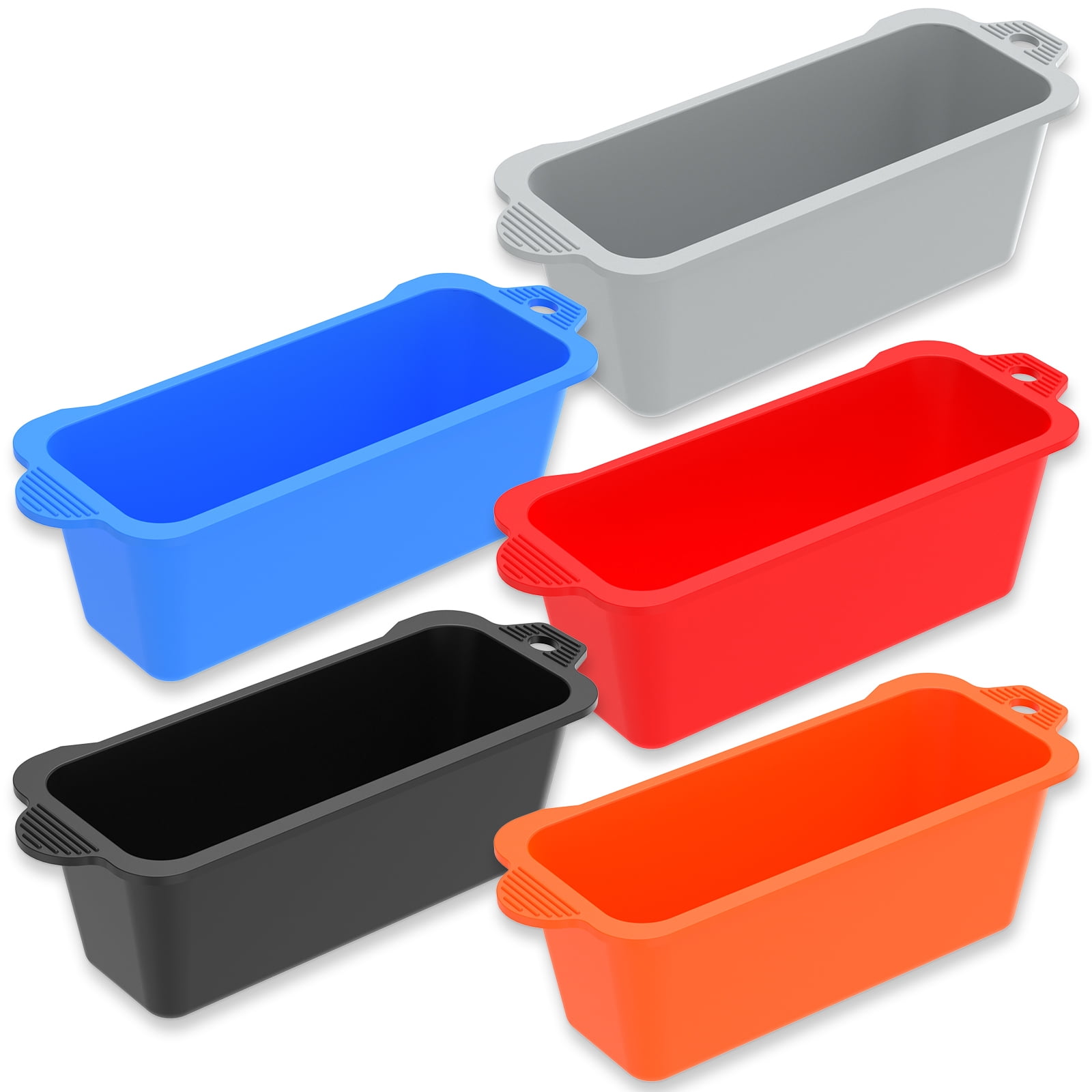 5Pcs Silicone Grease Cup Liners Heat Resistant Drip Pan Liner Reusable ...