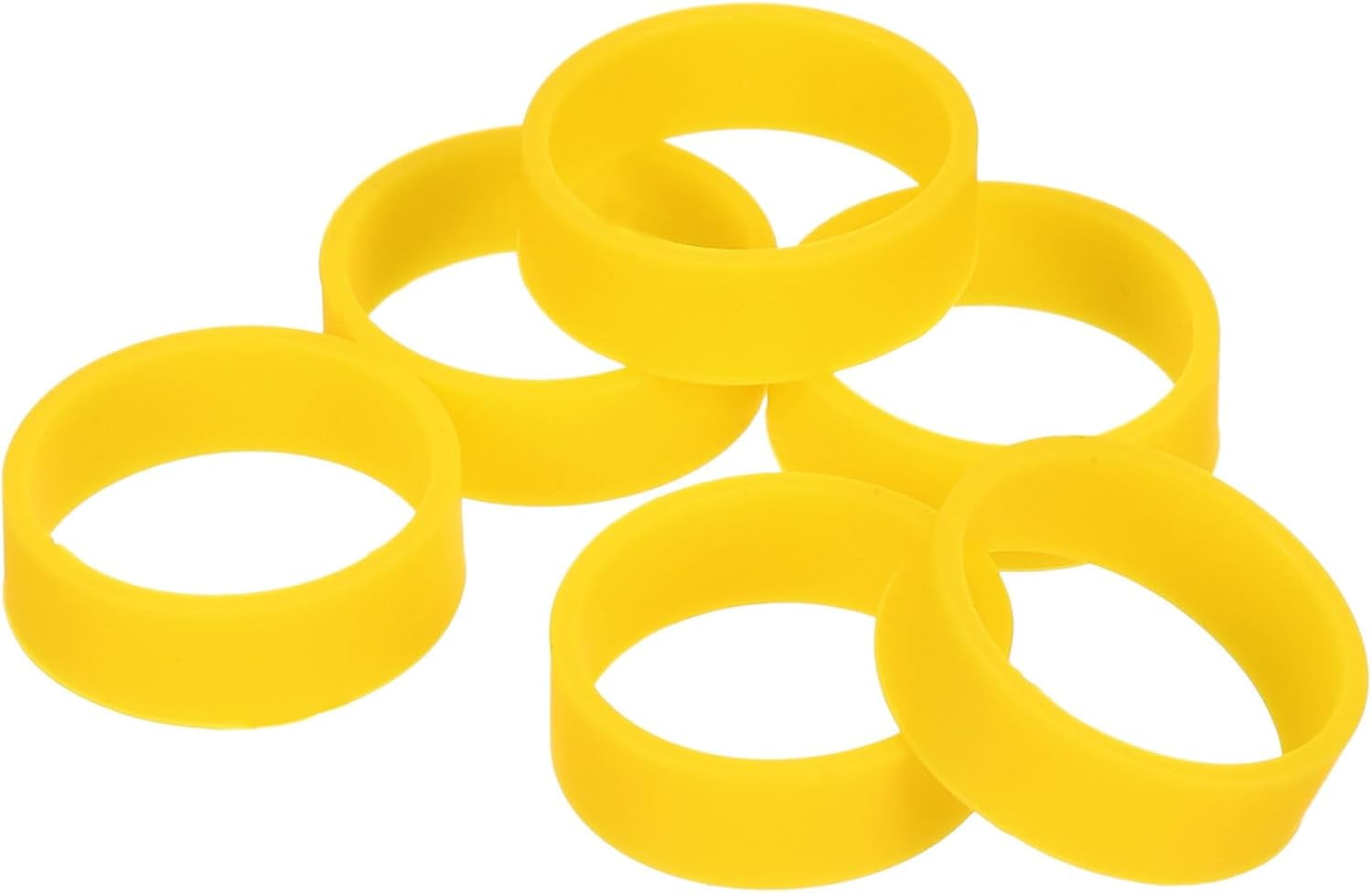 5Pcs Silicone Rubber Bands, 20x7mm Rubber Bands Rings Cable Ties Strong ...