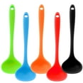 5Pcs Silicone Soup Ladle, Trianu Seamless Spoon for Cooking, Non-stick ...
