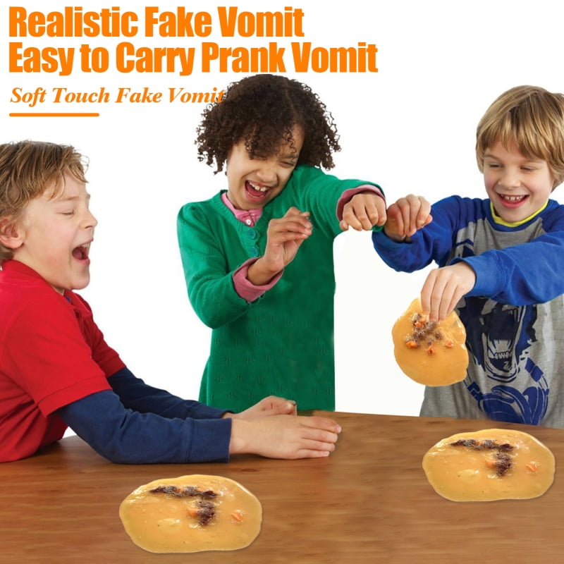 5Pcs Simulated Fake Vomit Block Toy Prank Gag Gift Novelty Barf Office ...