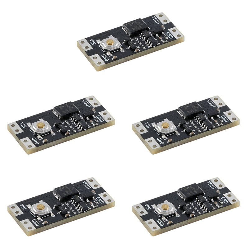 5Pcs Single Bond Button Bistable Switch Module 4.5-26V 1.3UA Load 10A ...