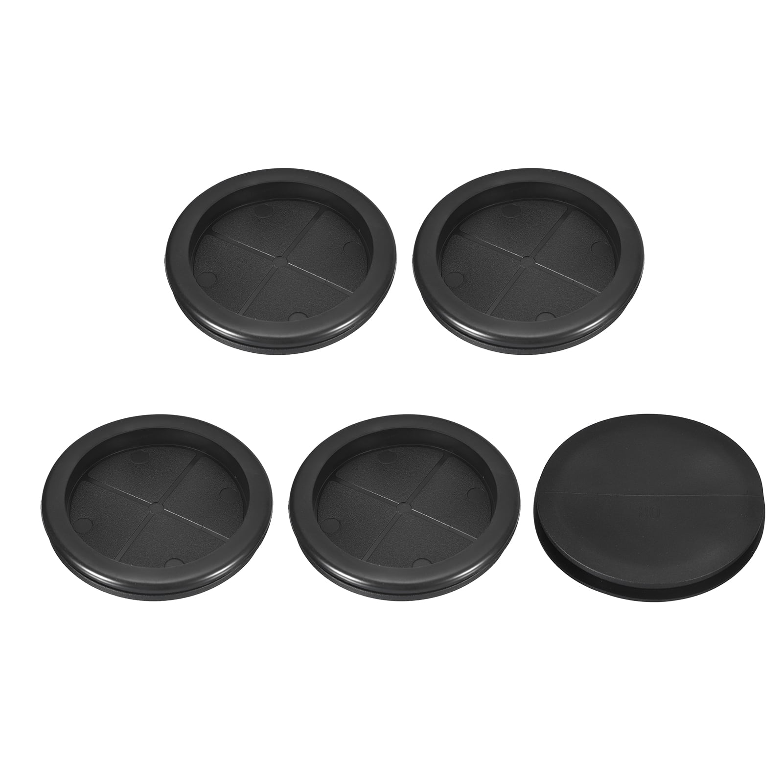 5Pcs Single Sided Rubber Grommets 3-1/8" (80mm) Drill Hole, 2-3/4 ...