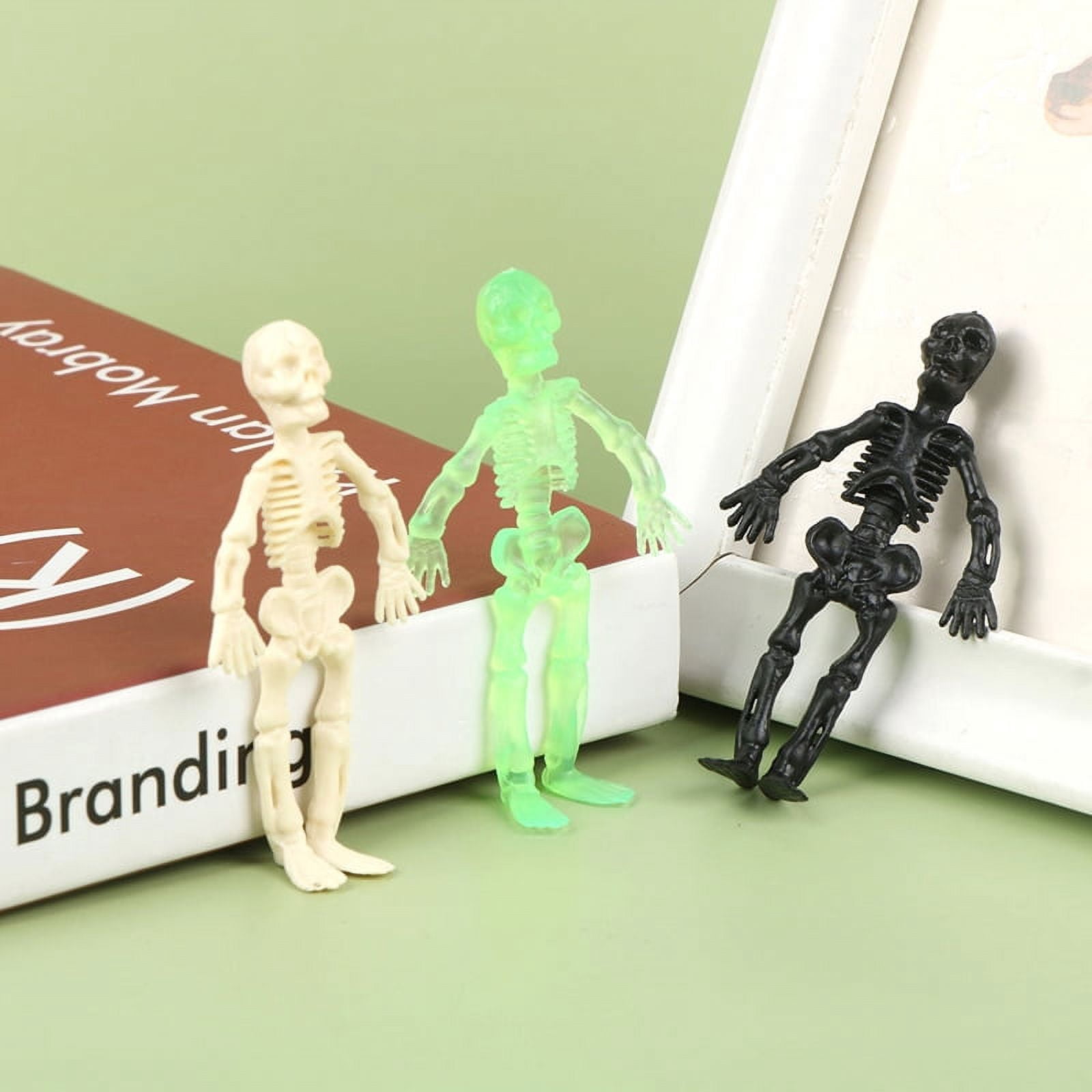 5Pcs Skull Doll PVC Skeleton Zombie Toy Halloween Horror Themed Party ...