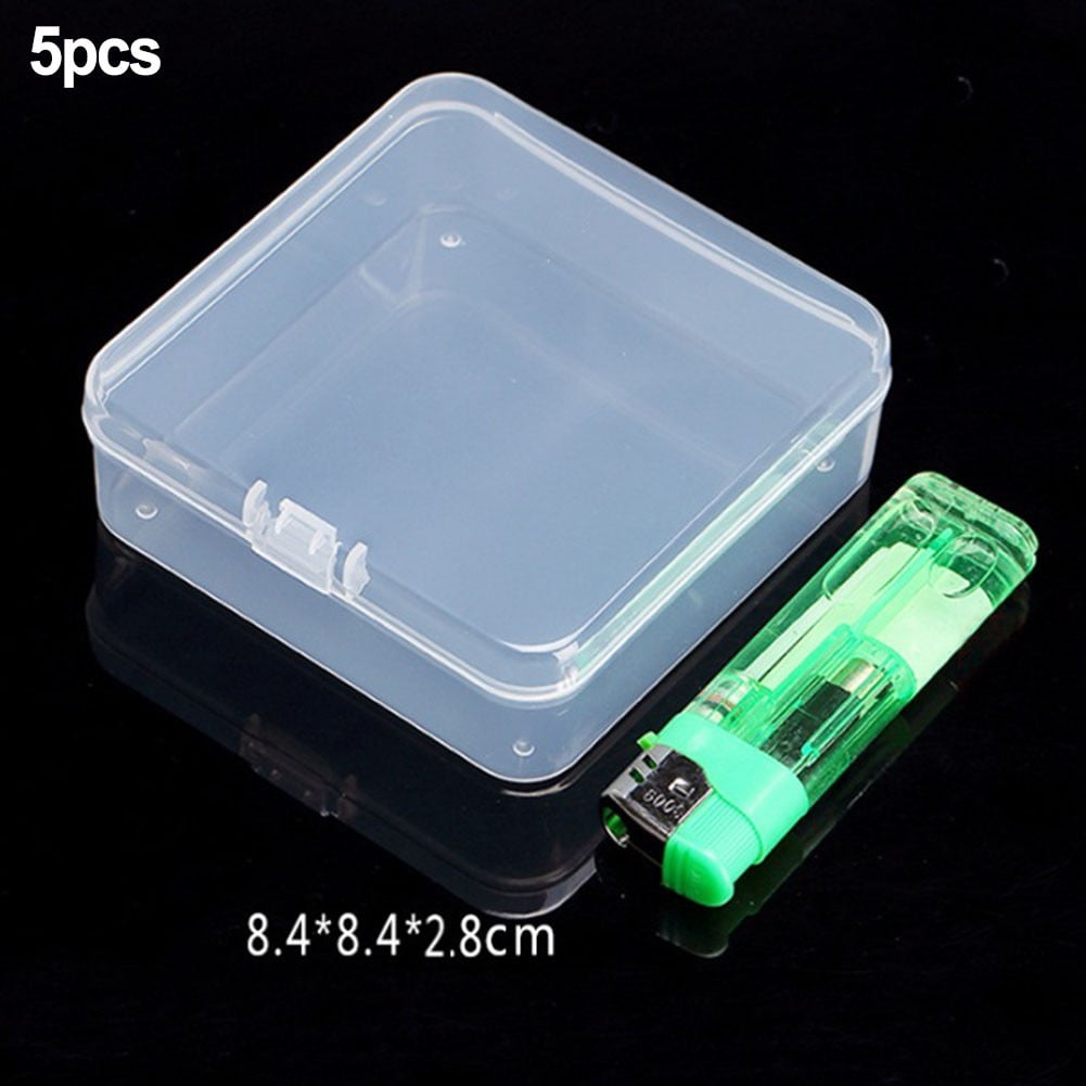 5Pcs Small Bead Organizers, Plastic Storage Cases Mini Clear Bead ...