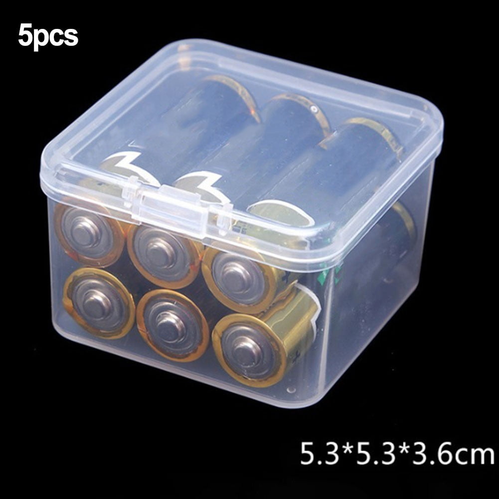 5Pcs Small Bead Organizers, Plastic Storage Cases Mini Clear Bead ...
