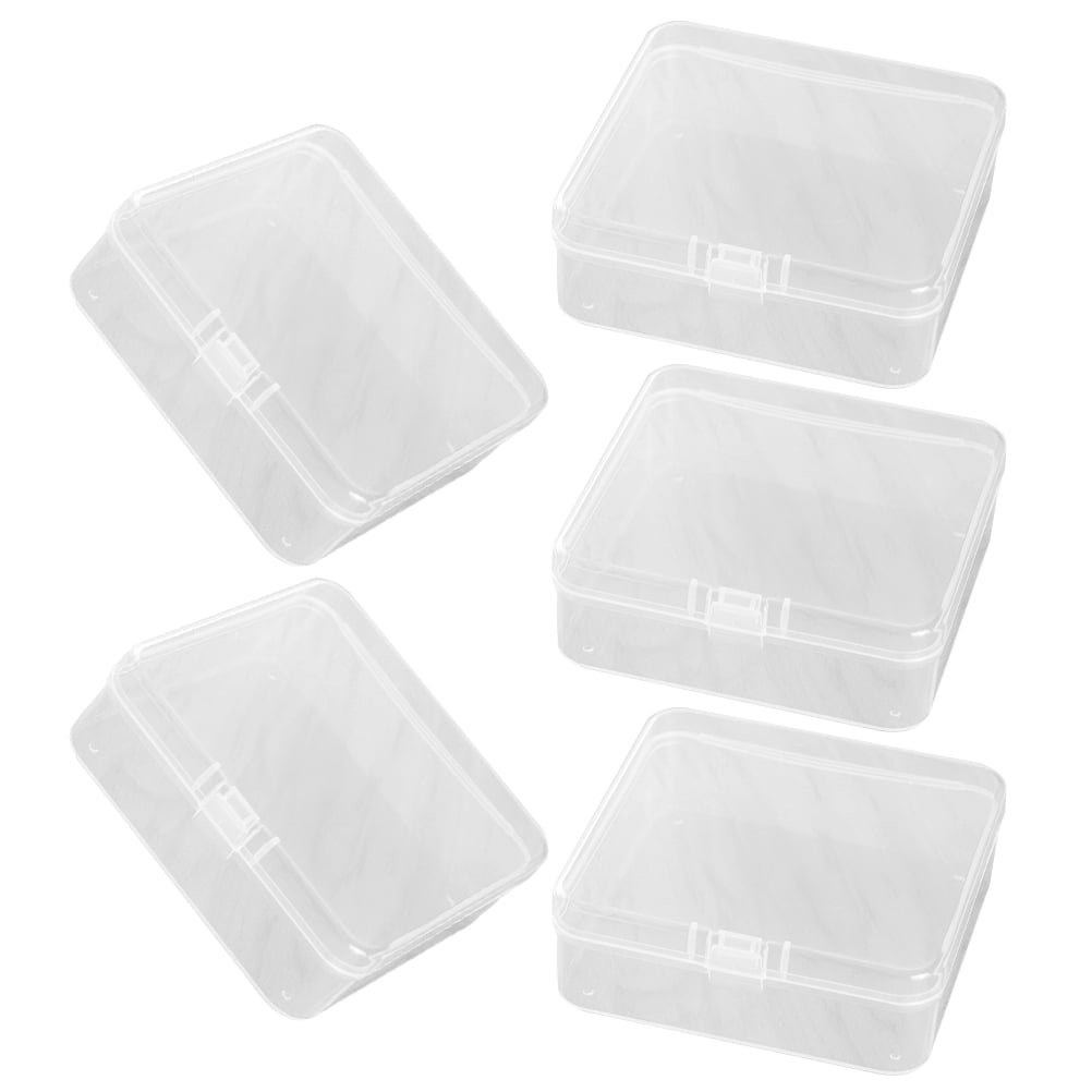 5Pcs Small Plastic Reusable Containers Multi-use Tool Organizer Screw ...