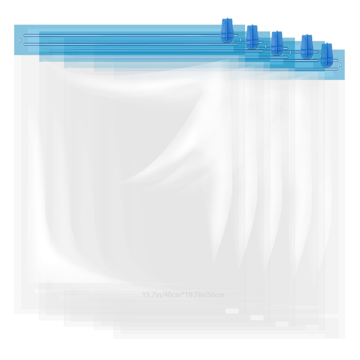 5Pcs Small Size Space Saver Vacuum Storage Bags, Hand Rolled Dust Proof ...