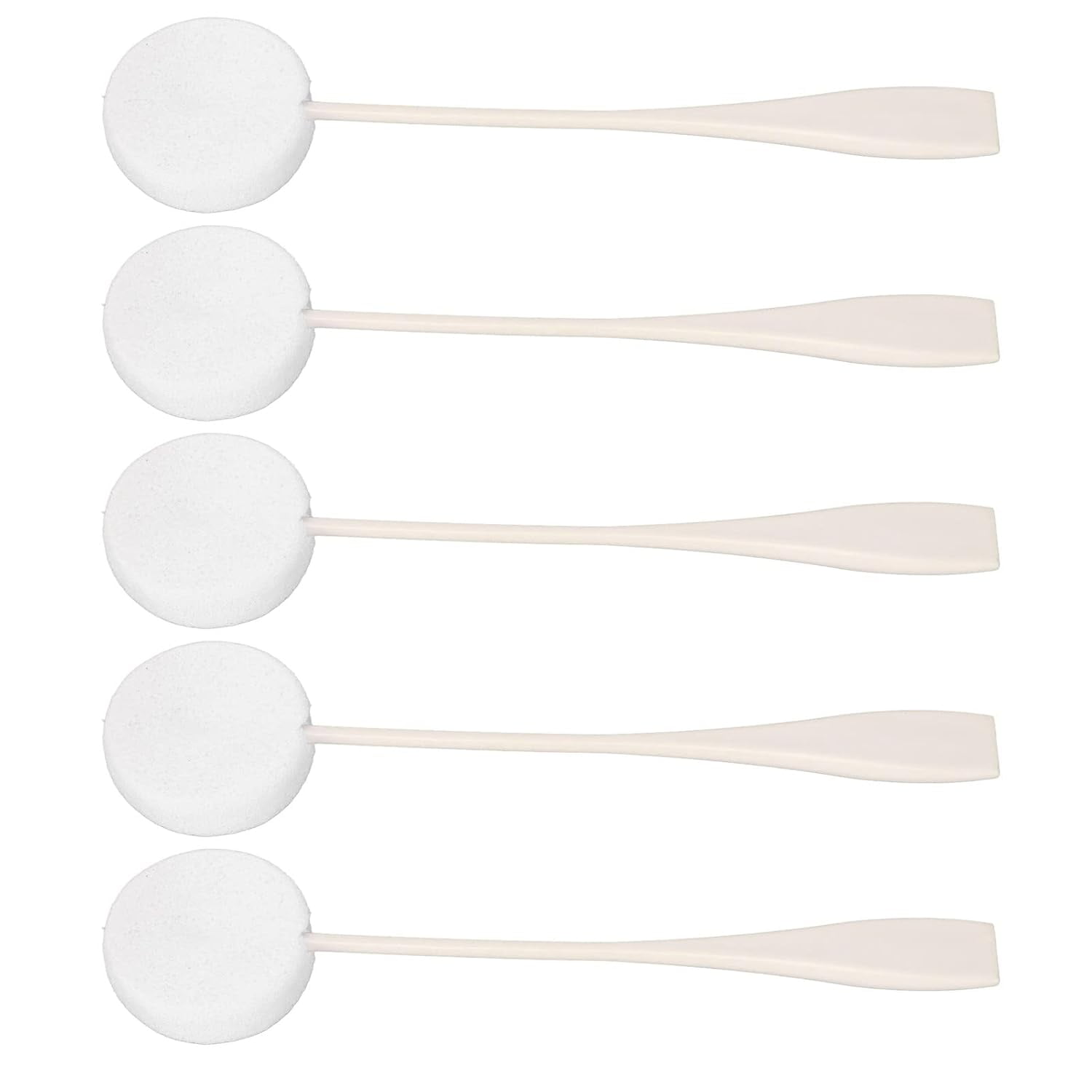 5Pcs Soft Powder Puffs, Long Handled Lotion Applicator with Incredible ...