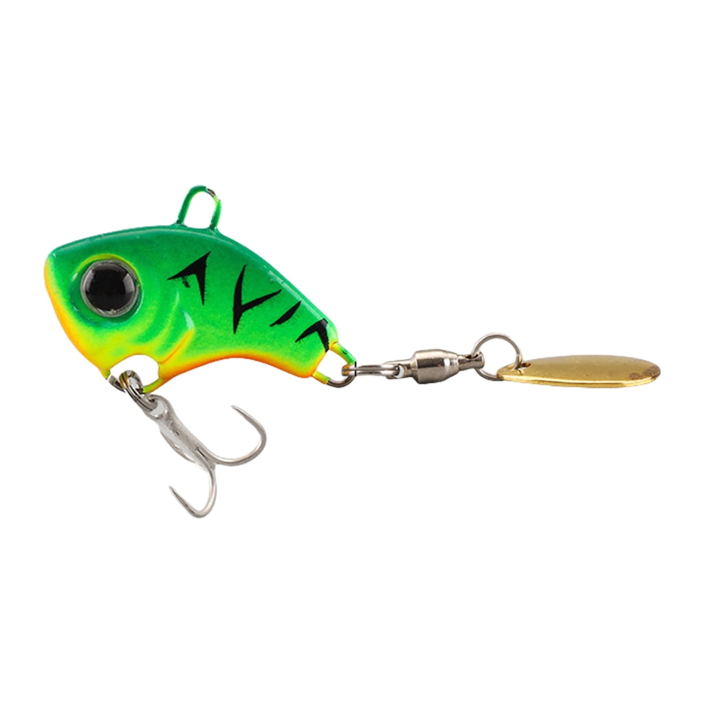5Pcs Spinner Baits Fishing Lures Hard Metal Spinner Baits Swimbait ...