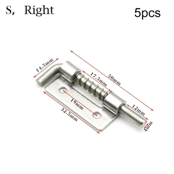 5Pcs Spring Loaded Latches 304 Stainless Steel Security Bolt Latch Hasp ...