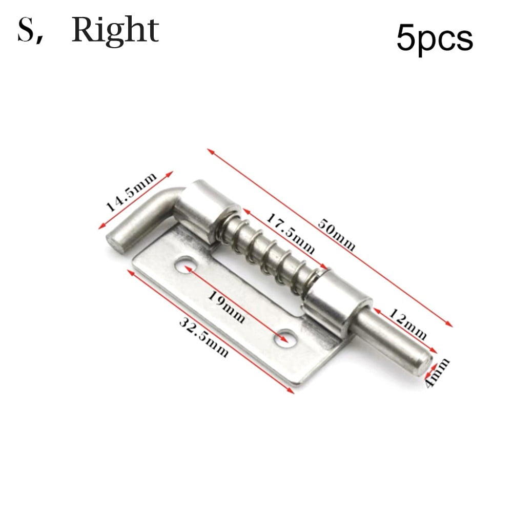 5Pcs Spring Loaded Latches Security Bolt Latch Tone Door Cabinet Hinges ...