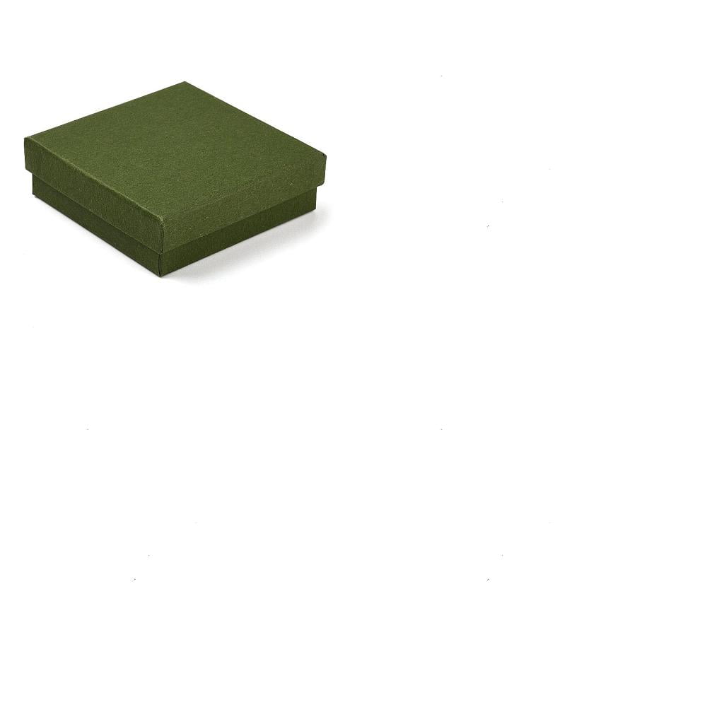 5Pcs Square Jewelry Storage Boxes Cardboard Paper with Sponge Dark ...