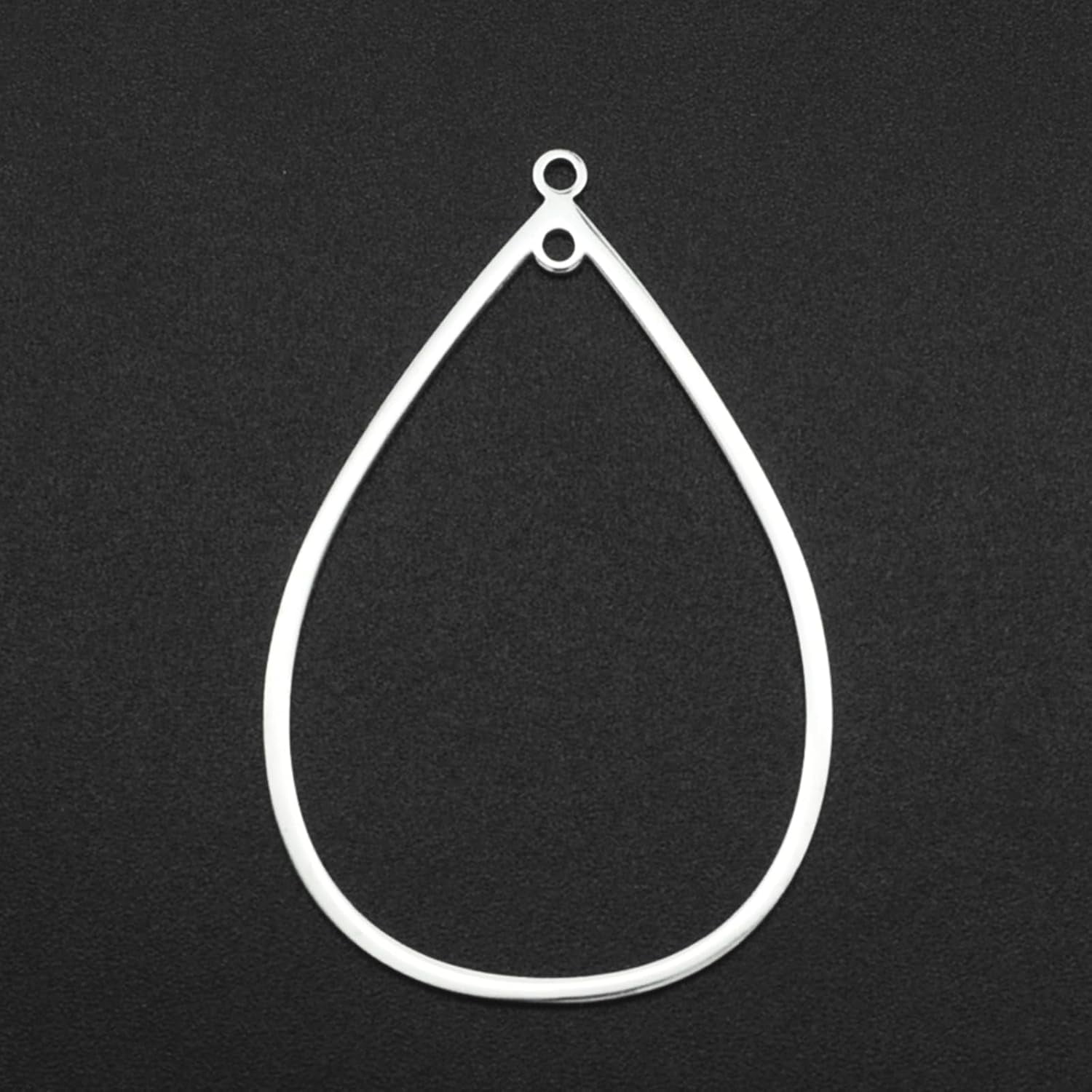 5Pcs Stainless Steel Links Rings Teardrop Charming Hoop Link Earring ...