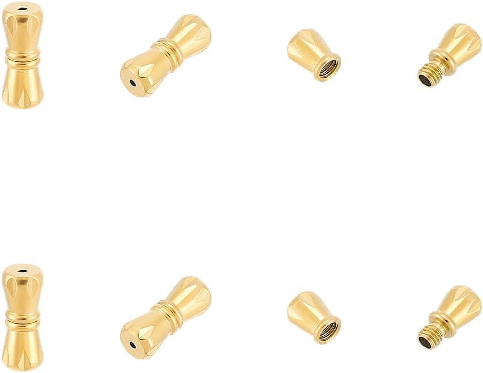 5Pcs Stainless Steel Screw Clasps Necklace Clasp Bracelet Screw Clasp ...