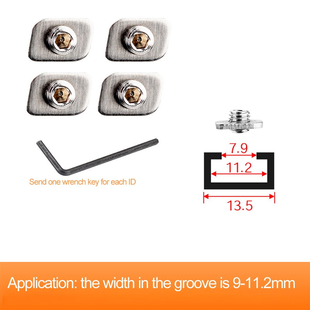 5Pcs Stainless Steel Wind Bracket Limit Plate Non Punching Opening For ...