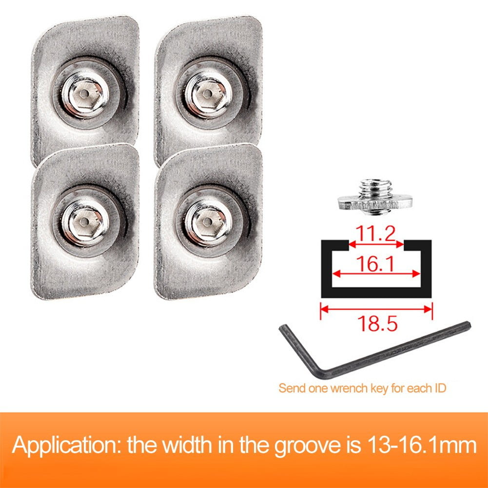 5Pcs Stainless Steel Wind Bracket Limit Plate Non Punching Opening For ...