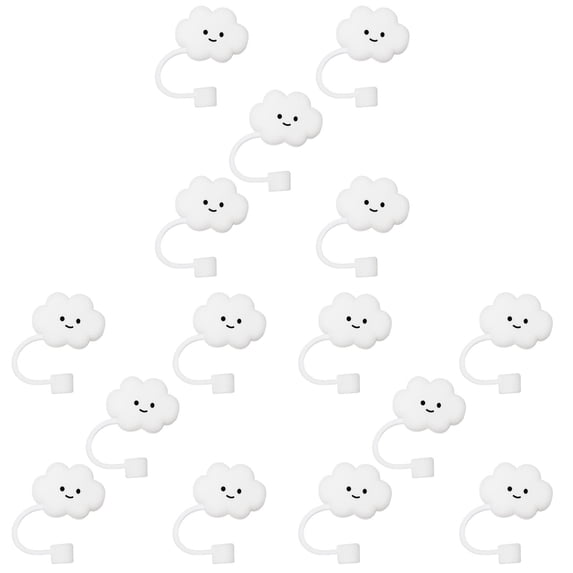 5Pcs Straw Covers Cloud Straw Cover Cloud Cloud Straw Toppe Traw Covers ...
